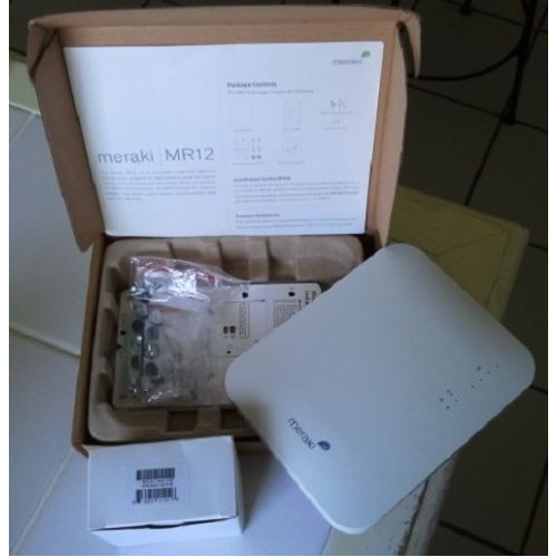 Meraki MR12-HW Wireless PoE Access Point with 3 Year Enterprise Cloud ...